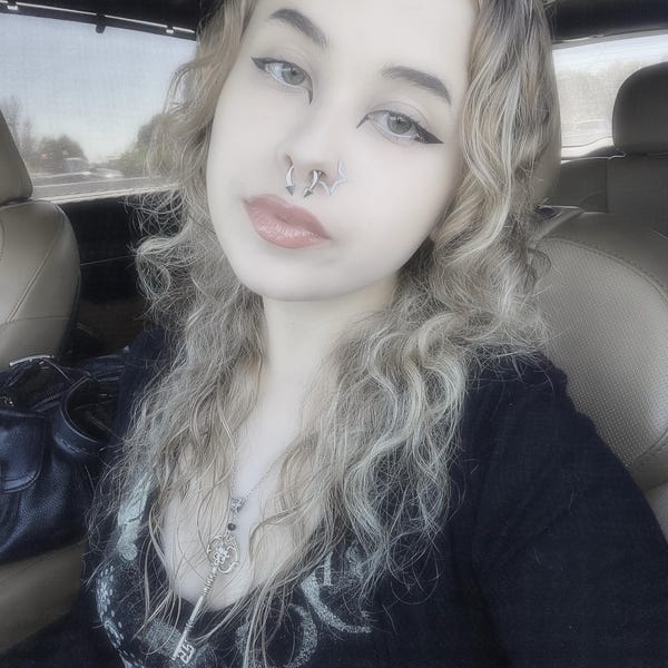 16G/14G Implant Titanium Star Clicker Septum Ring/silver Septum ...