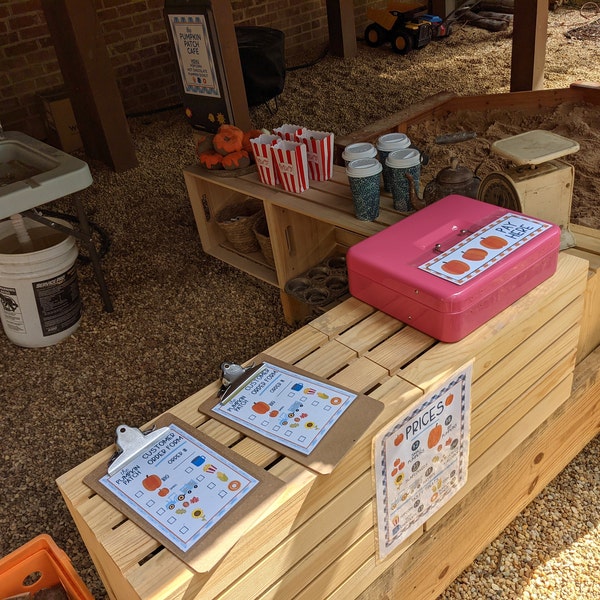 PRINTABLE Pumpkin Patch Pretend Play Kit | Kids Pretend Play ...