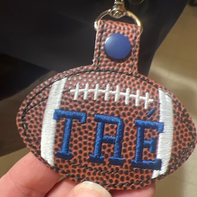 Football Keychain, Football Team, Football Team Bag Tag, Football Bag ...