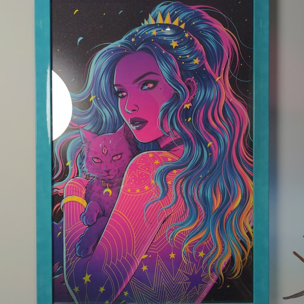 Turquoise Blue Picture Frame- Shiny Lacquer Photo Frame- A5 A4 A3 4x4 ...
