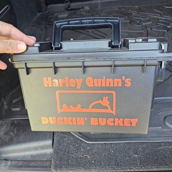 Duck Duck Holder, Black - Personalized Rubber Duck Storage, Duck Carry ...