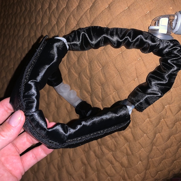 Satin CPAP Headgear Cover Set: Hair & Wrinkle Protection - Etsy
