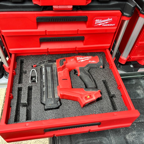 Milwaukee M18 Brad Nailer Kaizen Foam Insert for Packout - Etsy