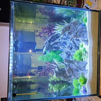 50 Gallon Aquascape Decor SAND WATERFALL With Mountain and - Etsy