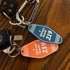 Custom Text or Logo Keychain, Retro Motel Keychain, Bulk Personalized ...