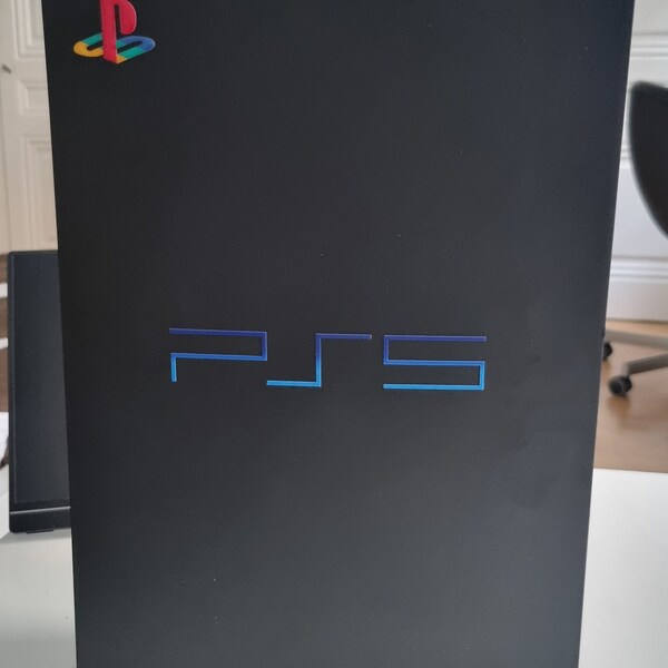 Retro PS5 Logo Sticker, 7 Colors, PS2 Logo Vinyl Decal Sticker for ...