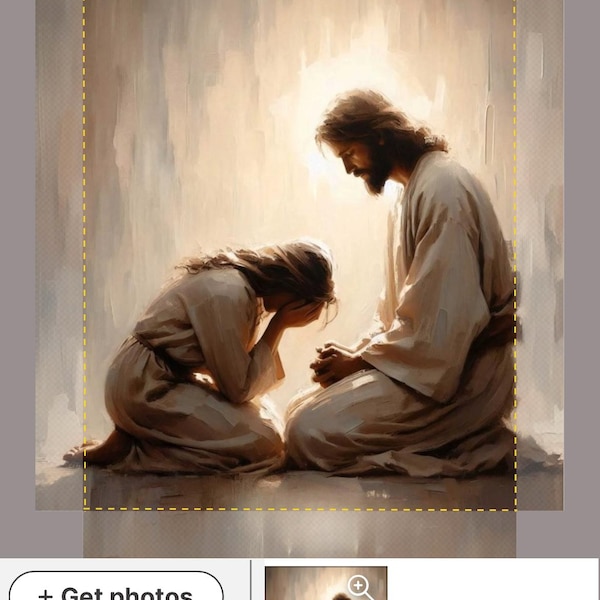Healed Pain, Christian Wall Art, Jesus With Woman, Jesus Prints, LDS ...