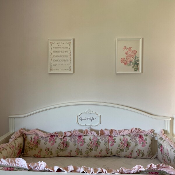 Subtle Christian Wall Art, Set of 6, Minimalist Nursery Decor, Psalm ...