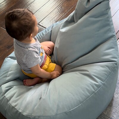Bean Bag for Kids Small Pouf for Kids Floor Pouf Big Pouf for Rest ...