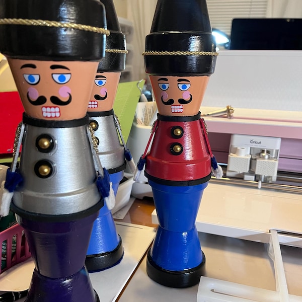 2D Nutcracker Face With 3D Nose SVG Nutcracker Face SVG Includes ...