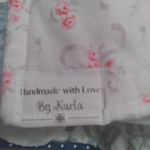 Personalized Quilt Label, Vintage Sewing Machine Label, Custom Fabric ...