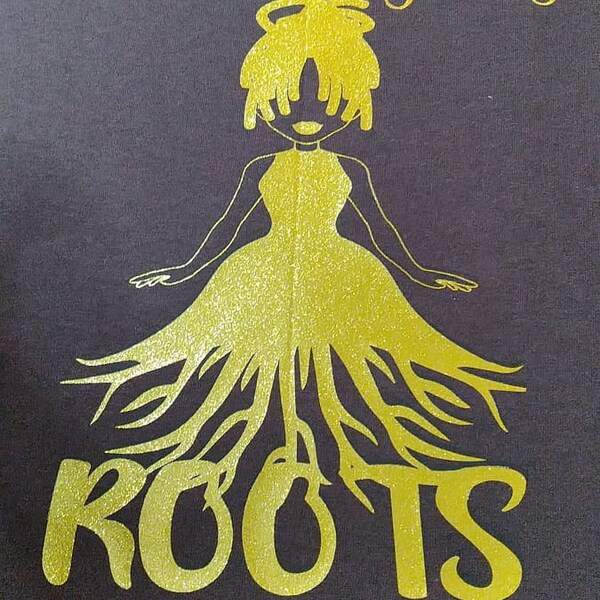 Locs Roots Silhouette | Digital SVG - DXF - EPS - Png - Jpg | Instant ...