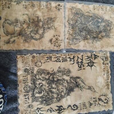 The Litany of Dagon Scroll Lovecraft Prop LARP Cthulhu - Etsy