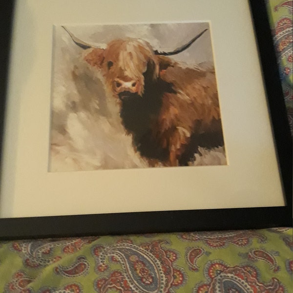 Angus Cow Print, Angus Calf Print Print, Nursery Calf Print, Black ...