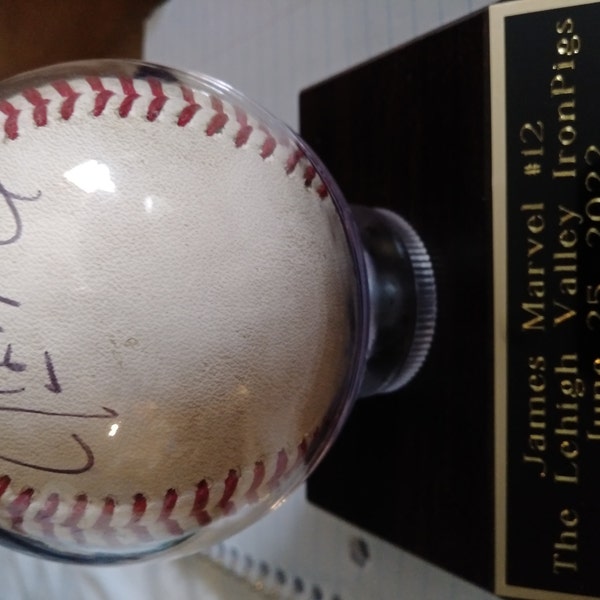 Baseball Home Run Trophy Ball Holder Protective Display Case-free ...