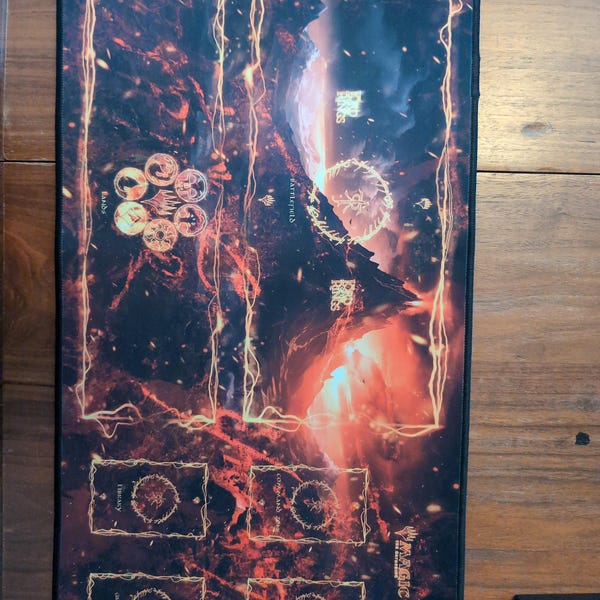 MTG Playmat With Zones, TCG Playmat, Card Playmat, MTG Gifts, Neoprene ...