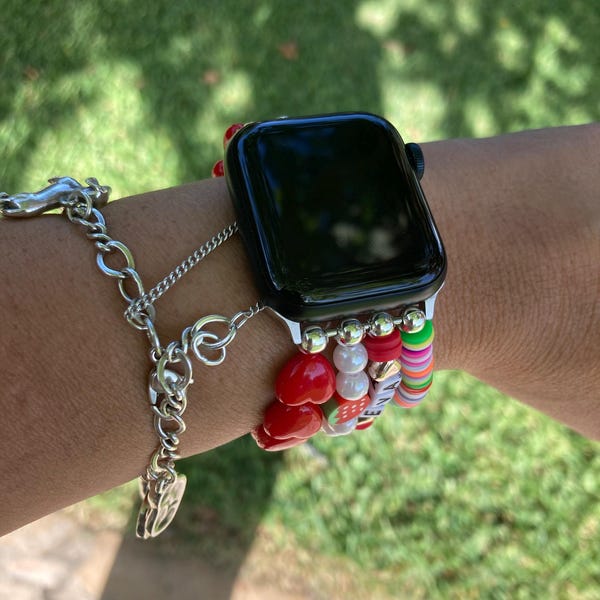 Customized Watch Band Beaded Apple Watch Band Apple Watch Band Women ...