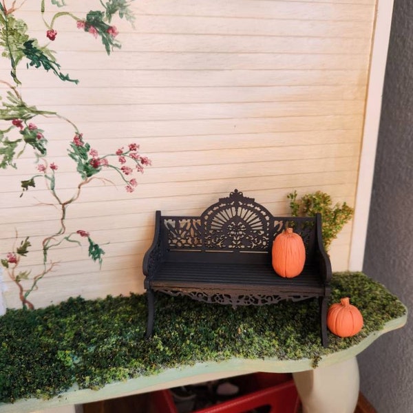 Miniature Wagon Wheels Comes in 3 Sizes 1:12 Scale Black or Unfinished ...