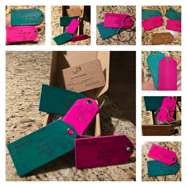 Luggage Tags, Handmade Luggage Label, Custom Luggage Tags, Bag Tags ...