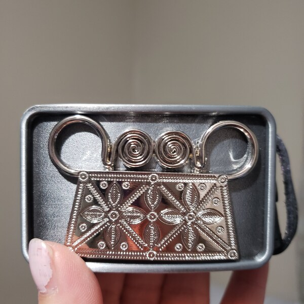 Hmong Tribal Soul Lock Belt, Soul Lock Belt, 100% Black Leather Belt ...