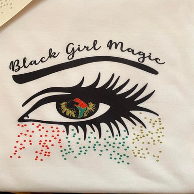 Black Girl Magic Eye Svg File, Layered for Cut in Vinyl With Cricut ...