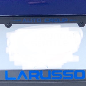 LARUSSO AUTO GROUP Cobra Kai Plastic License Plate Frame | Etsy