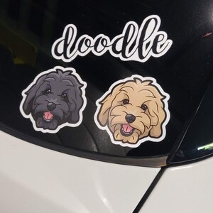 Goldendoodle Decal , Goldendoodle Sticker , Golden Doodle , Doodle Mom ...