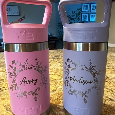 Kids 12oz YETI Custom Kids YETI Custom Water Bottle Engraved YETI - Etsy