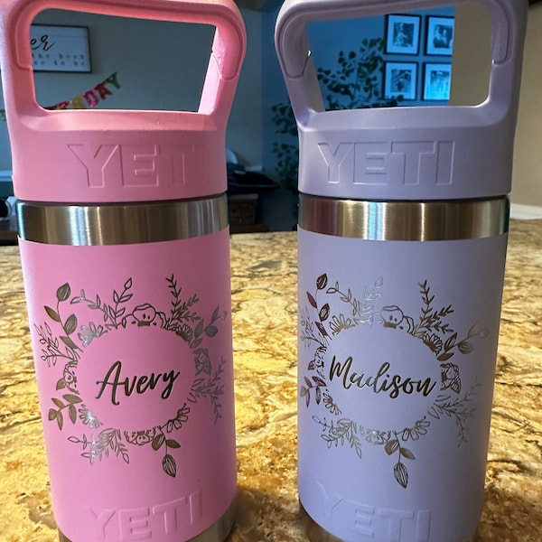 Kids 12oz YETI | Custom Kids YETI | Custom Water Bottle | Engraved YETI ...
