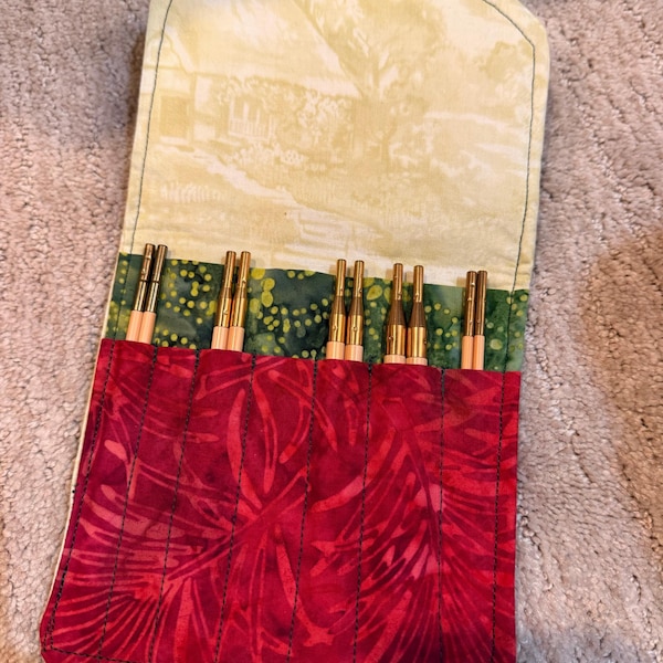Sewing Pattern: Knitting Needle Case for Interchangeable or DPN Needles ...