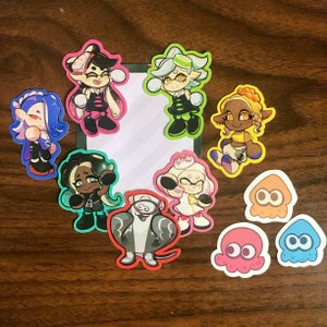 Splatoon Idol Vinyl Stickers Matte Glossy & Holographic - Etsy