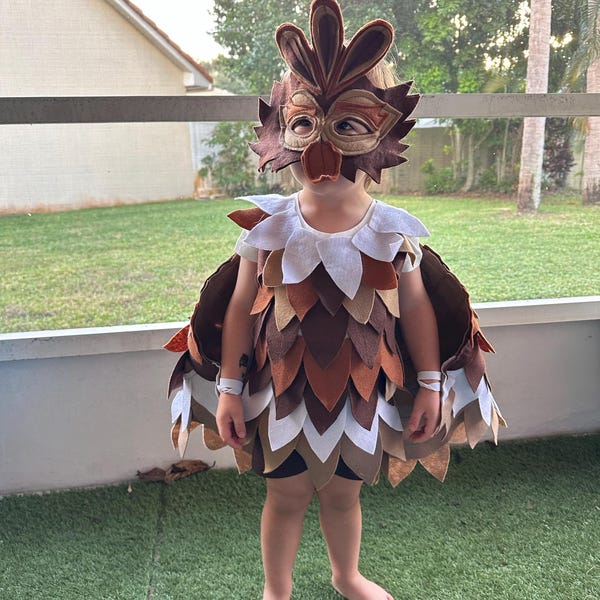 Blue Bird Wings, Costume Sewn Blue Bird Costume, Bird Felt Wings ...