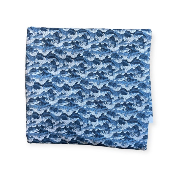 Seamless Waves Digital Art Pattern for Instant Download, Wave Pattern ...