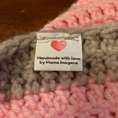 Custom White Fabric Clothing Labels Product Tags Handmade - Etsy Canada