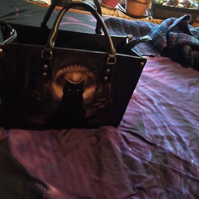 Goth Roses Moth Witchy Handbag, Moth Witch Purse, Dark Cottagecore Moth ...