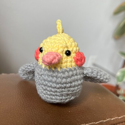 PATTERN/INSTRUCTIONS Cockatiel, Bird Pattern, Charlie the Cockatiel ...