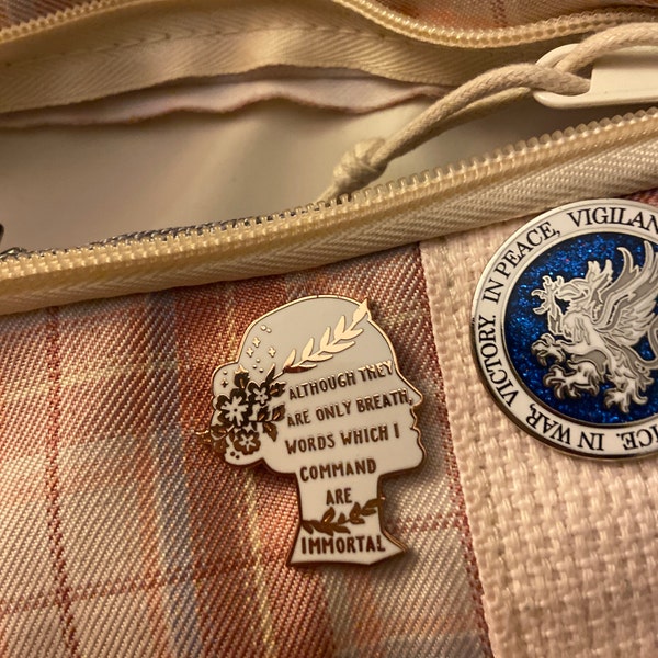 Sappho Enamel Pin - Women Poets Pin Collection -book Lover - Feminist ...