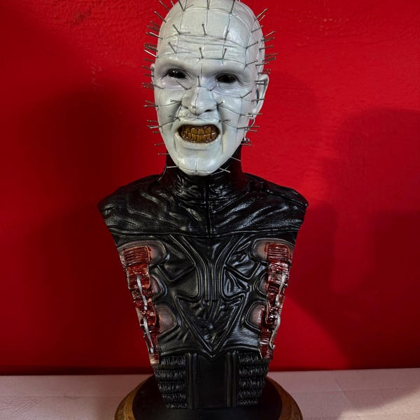Hellraiser Pinhead Bust Statue Horror 1:2 Scale - Etsy Canada