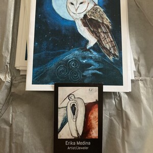 The Wisdom of Winter Stillness. Winter Holiday Owl. Celtic Solstice Owl ...