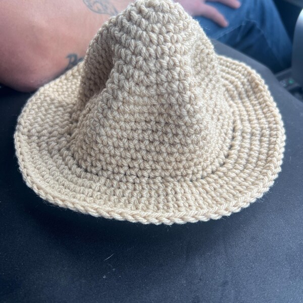 Crochet PATTERN State Trooper/patrolman/ranger Hat - Baby's 1st Photo ...