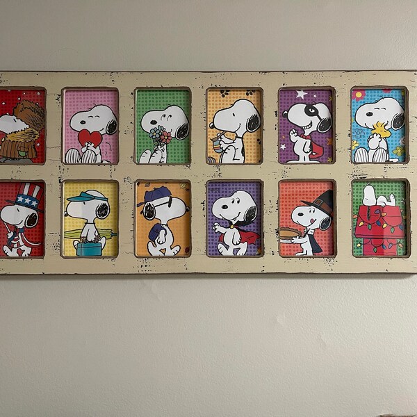 Collage Multiple Opening Picture Frame With 12 Large Wallets (2-1/2"x3 ...