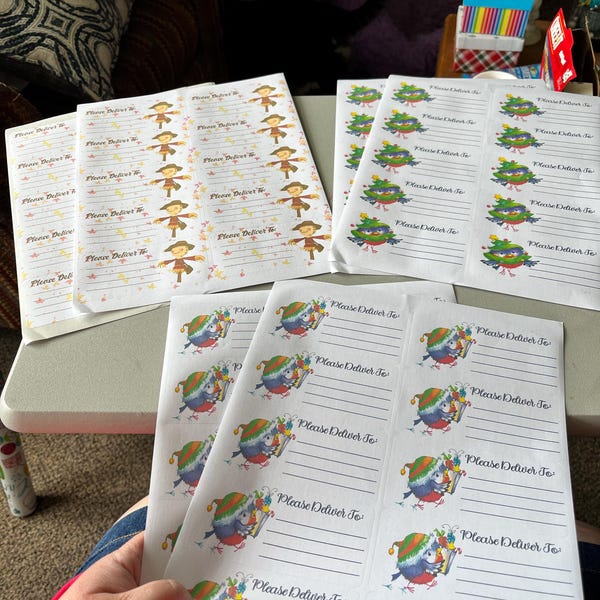 Bird 5 PDT Please Deliver to Labels - Etsy