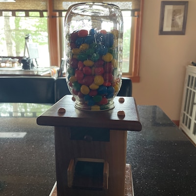 Candy Dispenser, Wooden Candy Dispenser, Christmas Gift, Dispenser ...
