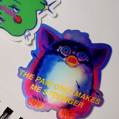 PAIN Gloss Vinyl Sticker - Etsy