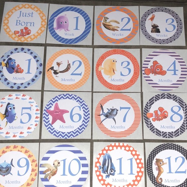 PRINTABLE INSTANT DOWNLOAD Jungle Animals Baby Onesie® Milestone ...