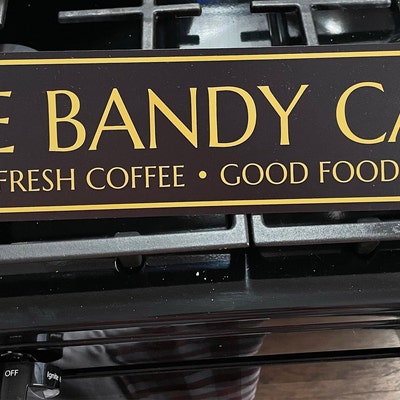 Cafe Sign, Personalized Fresh Coffee Good Food Sign, Custom Barista ...