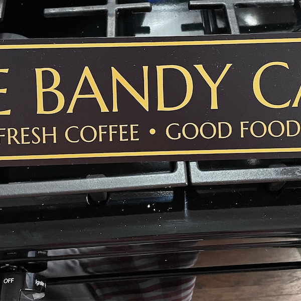 Cafe Sign, Personalized Fresh Coffee Good Food Sign, Custom Barista ...
