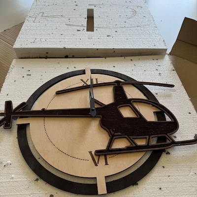 Zodiac Wall Clock, Astronomical Clock, Wooden Frame Clock, Wall Clock ...