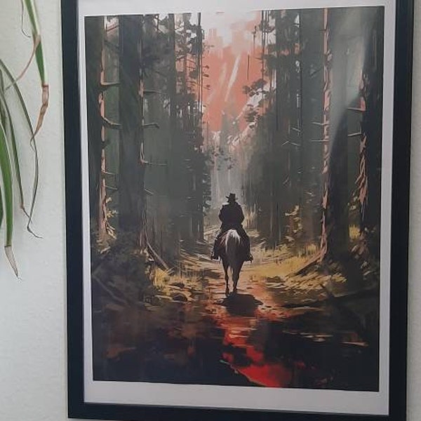 The Last of Us Inspired Digital Gaming Print Full Page Minimalist ...
