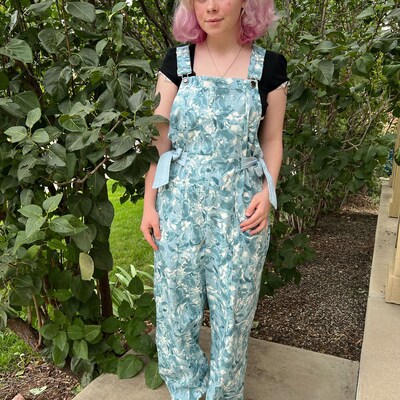 Side-tie Dungarees PATTERN Digital Pdf Video Tutorial, Overalls ...